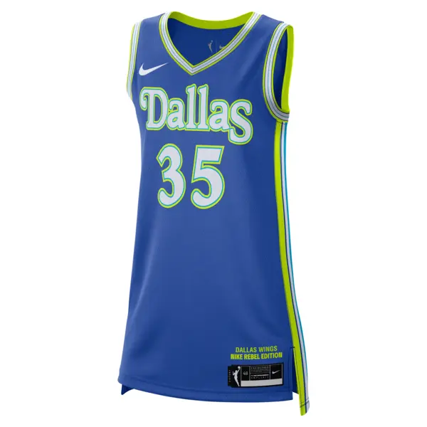 Nike Dallas Wings Wnba Dri-fit Victory Jersey - Blue