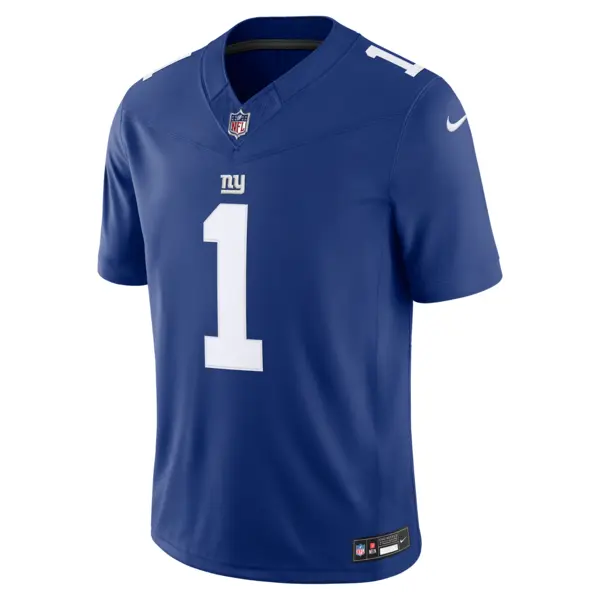 Nike Malik Nabers New York Giants Dri-fit Nfl Limited Jersey - Blue