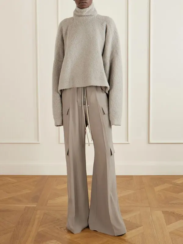Rick Owens Cargo Belted Wide-leg Pants