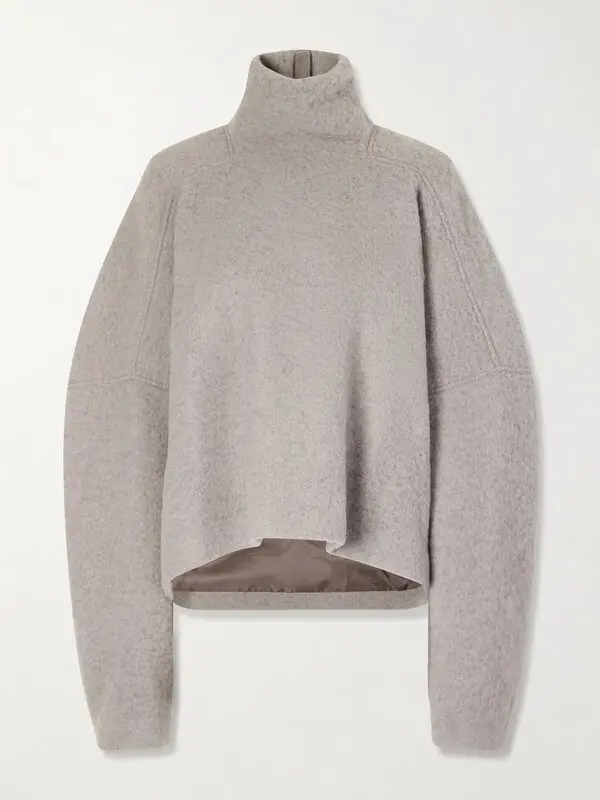 Rick Owens Jumbo Tabard Alpaca And Wool-blend Sweater