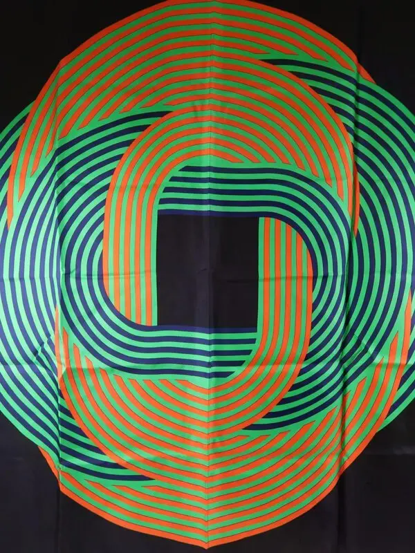 Hermès Geometric-print Silk Scarf