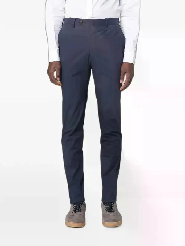 PT TORINO Cotton Chino Trousers - Blue