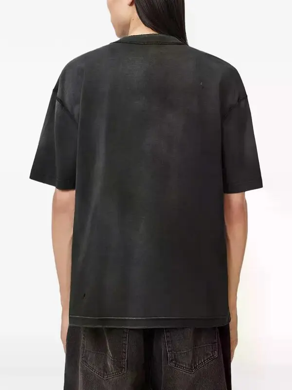 ALLSAINTS Eagle-print Short Sleeve Boxy T-shirt - Black