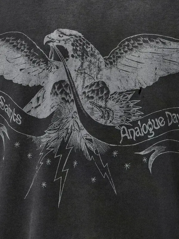 ALLSAINTS Eagle-print Short Sleeve Boxy T-shirt