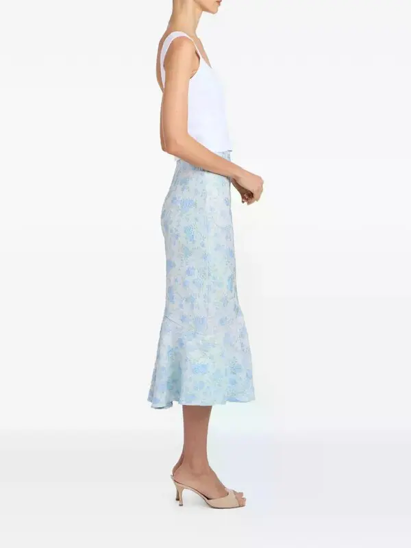 MARKARIAN Maisie Floral-eyelet Corset Top