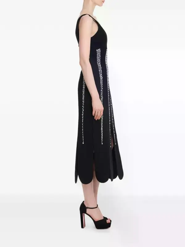 MARKARIAN Brandy Pearl-embellished Midi Dress