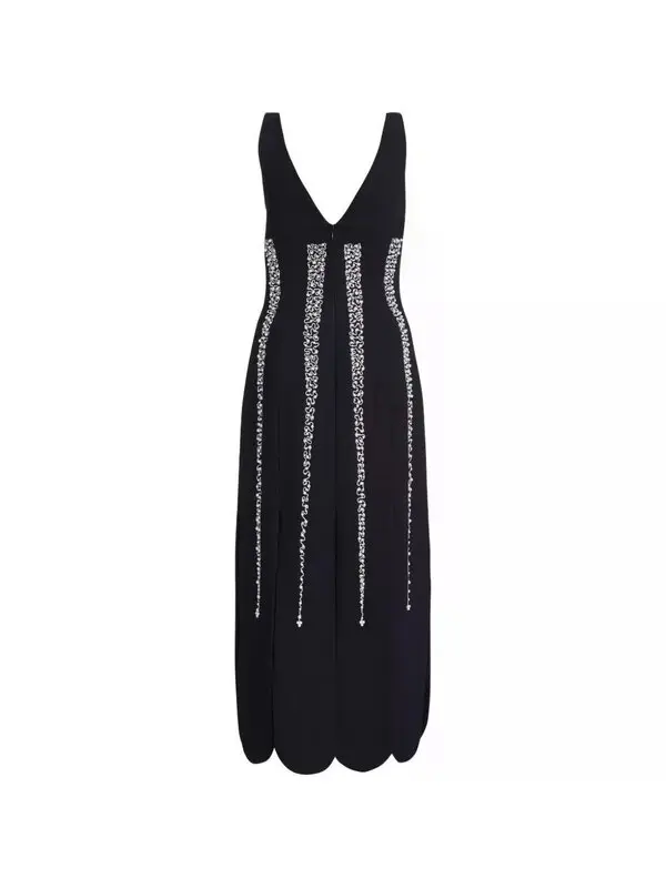 MARKARIAN Brandy Pearl-embellished Midi Dress