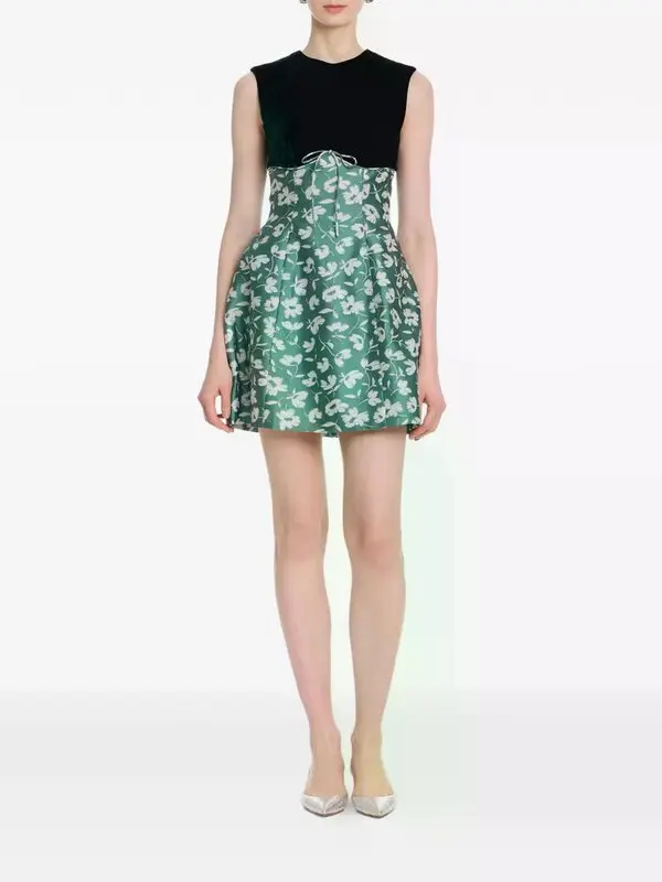 MARKARIAN Jolie Floral-brocade Mini Dress