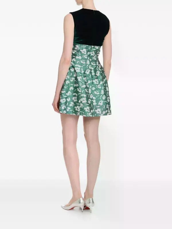 MARKARIAN Jolie Floral-brocade Mini Dress