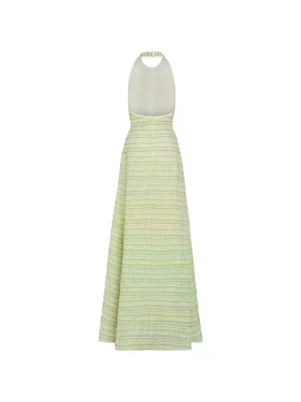 MARKARIAN Sahara Textured-stripe Maxi Dress