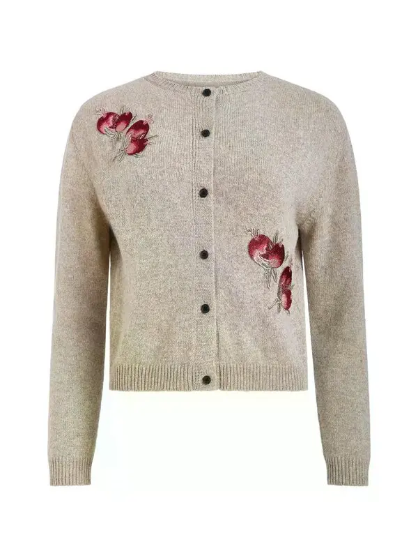 MARKARIAN Theodora Pomegranate Beaded Cardigan - Neutrals