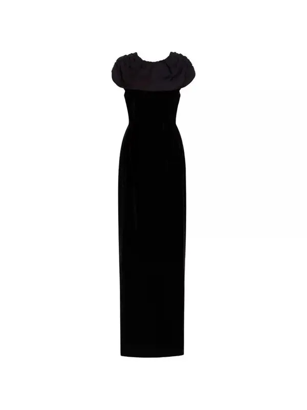 MARKARIAN Vesper Shawl-detail Maxi Dress