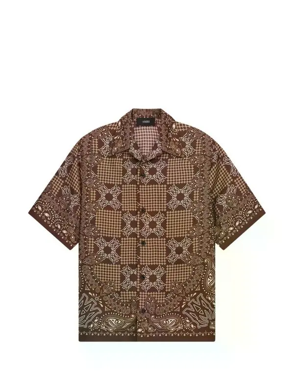 Amiri Ma Check Camp Shirt