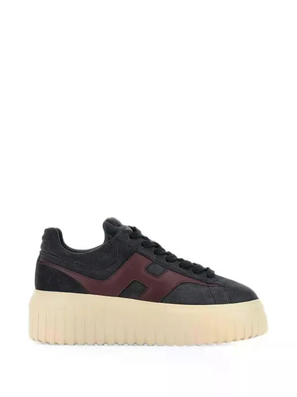 Hogan H-stripes Suede Sneakers