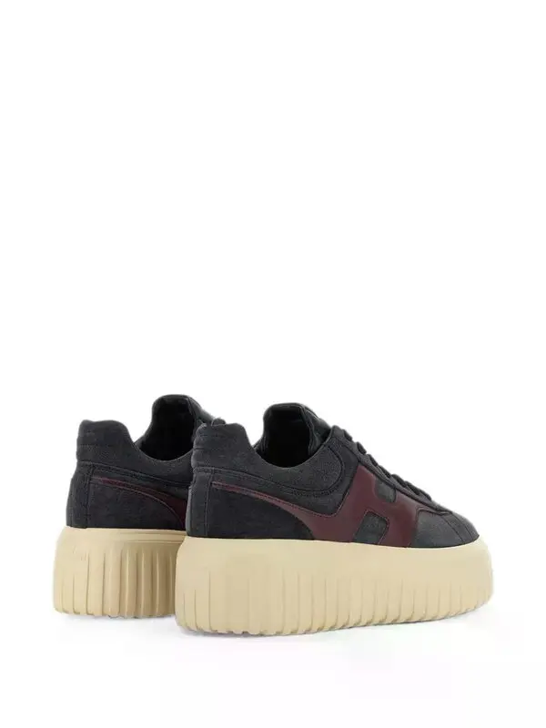 Hogan H-stripes Suede Sneakers