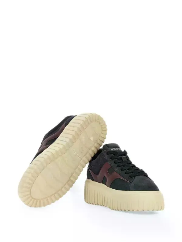 Hogan H-stripes Suede Sneakers