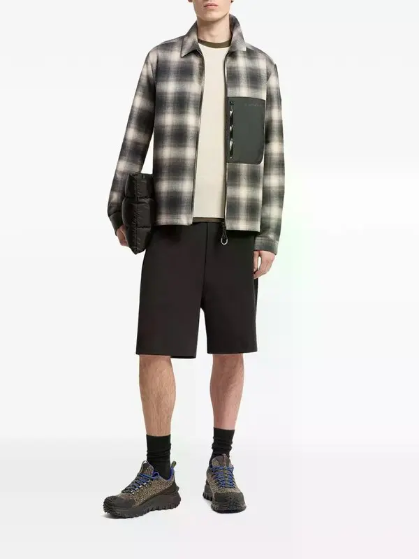 Moncler Cornisello Check-pattern Shirt Jacket