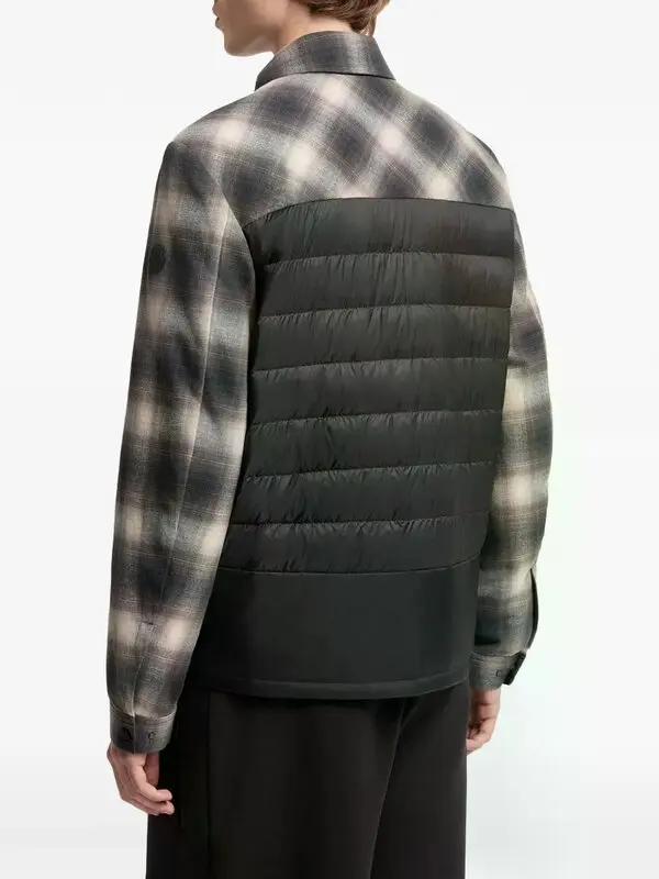 Moncler Cornisello Check-pattern Shirt Jacket