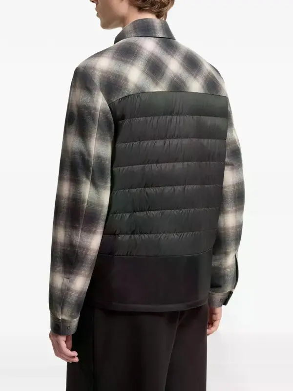 Moncler Cornisello Check-pattern Shirt Jacket