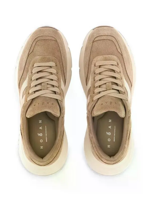 Hogan Hi-fi Suede Panel Sneakers