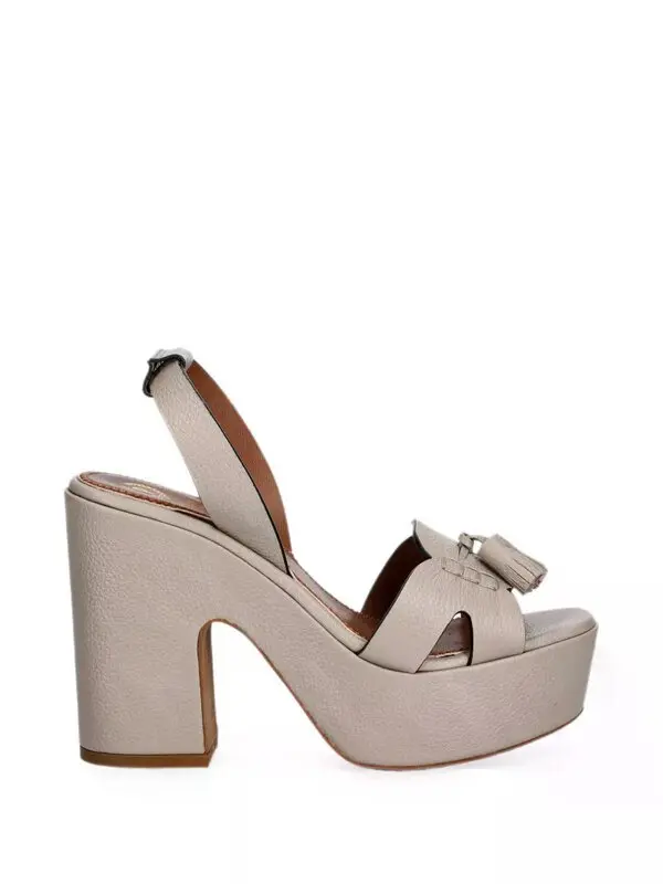POLLINI Tassel-detail Heeled Sandals