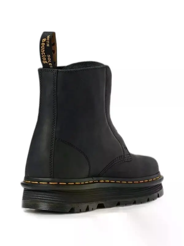 Dr. Martens Zebzag Laceless Leather Ankle Boots