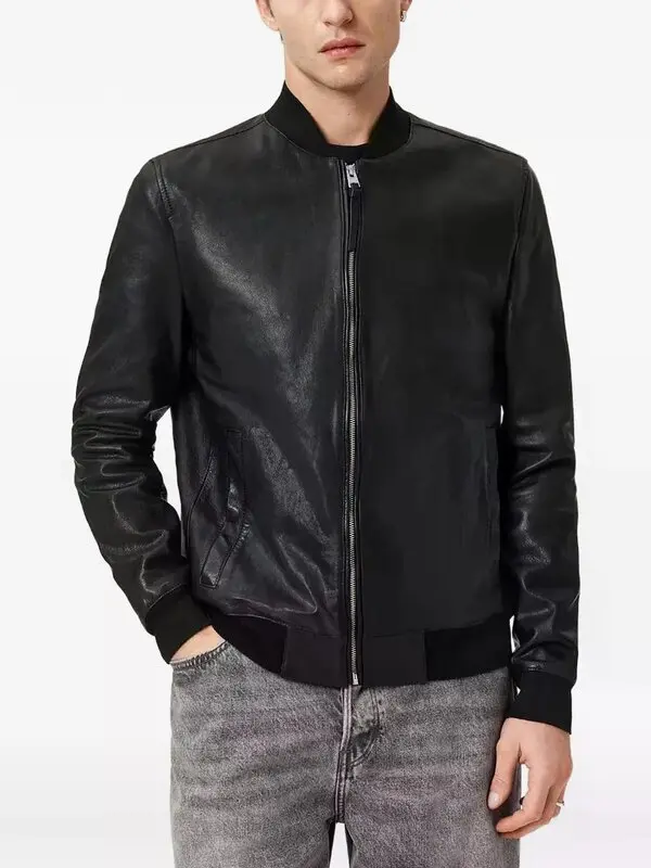 ALLSAINTS Zip-up Leather Bomber Jacket