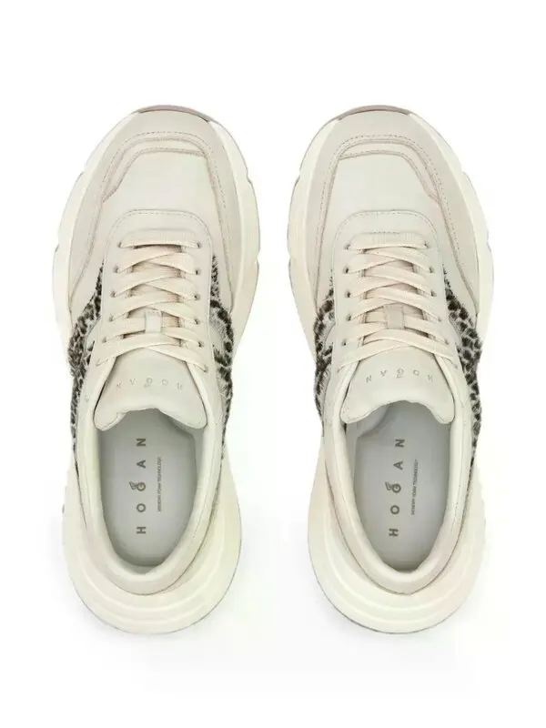 Hogan Hi-fi Leopard-print Sneakers