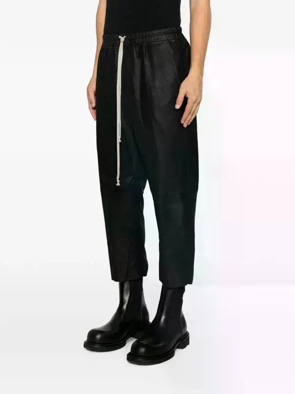 Rick Owens Cropped Drawstring Trousers