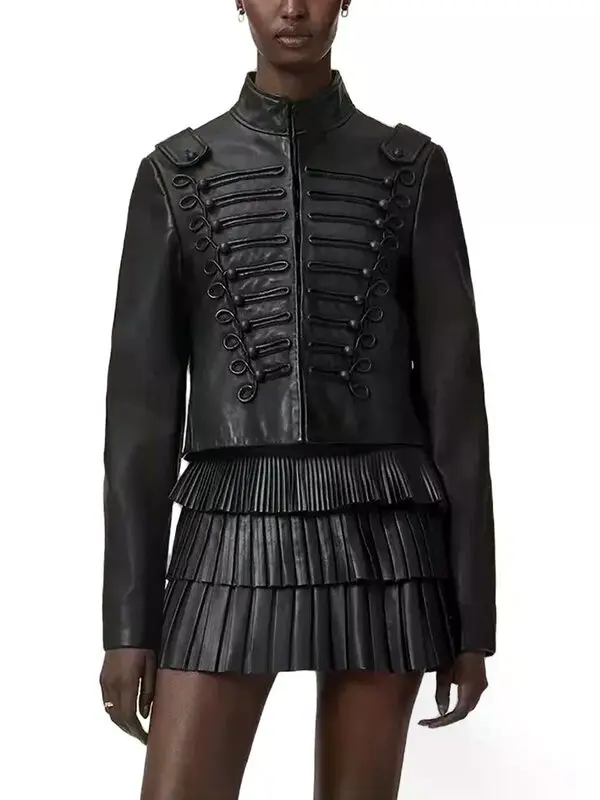ALLSAINTS Braided Military Cropped Jacket