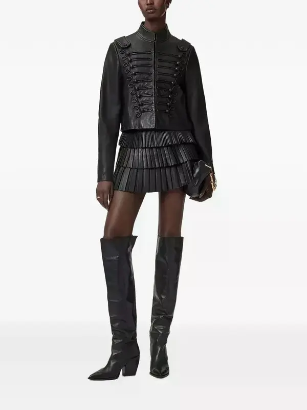 ALLSAINTS Braided Military Cropped Jacket