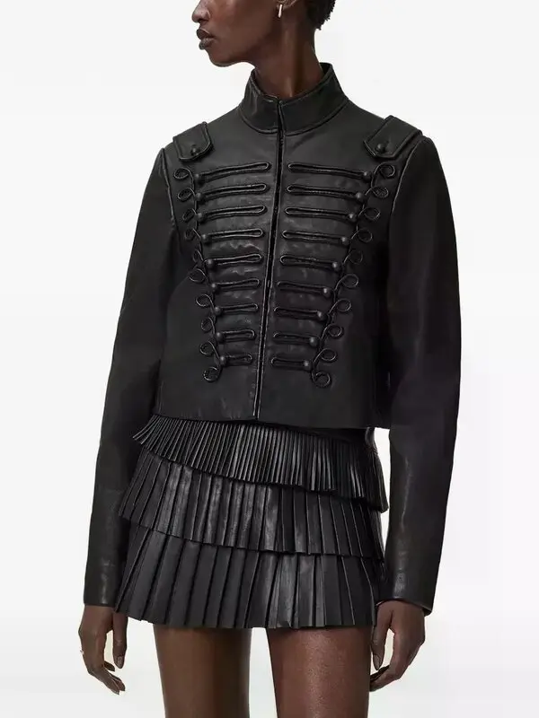 ALLSAINTS Braided Military Cropped Jacket