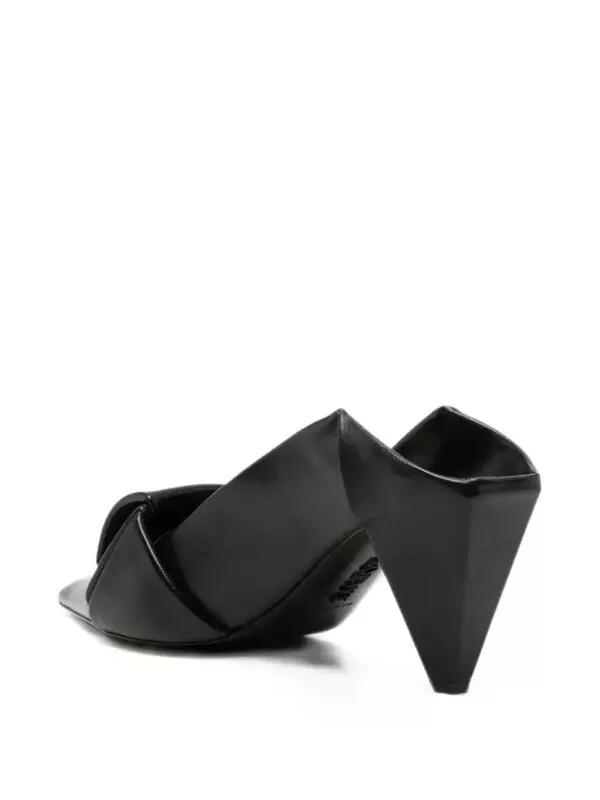 Loewe Origami Bow Detail Pointed Toe Mules
