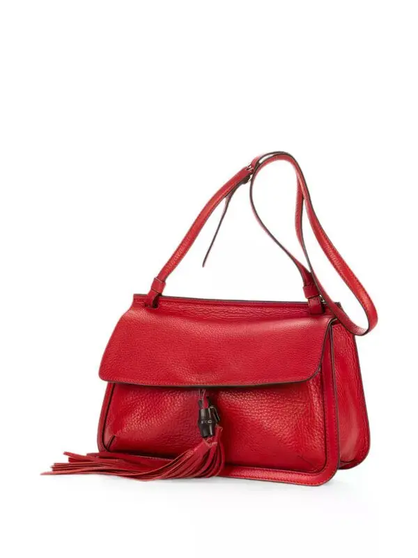 Gucci Bamboo Daily Tassel Shoulder Bag