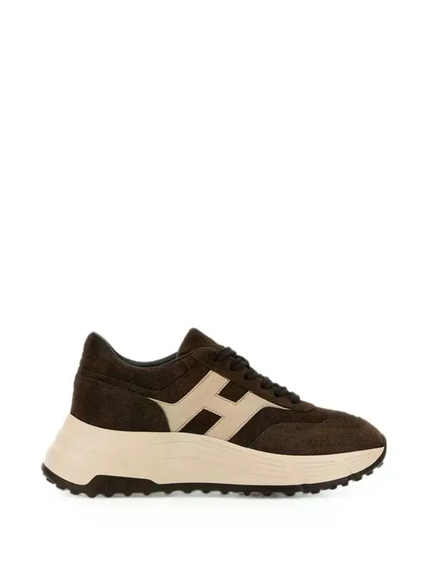 Hogan Hi-fi Suede Sneakers With Platform