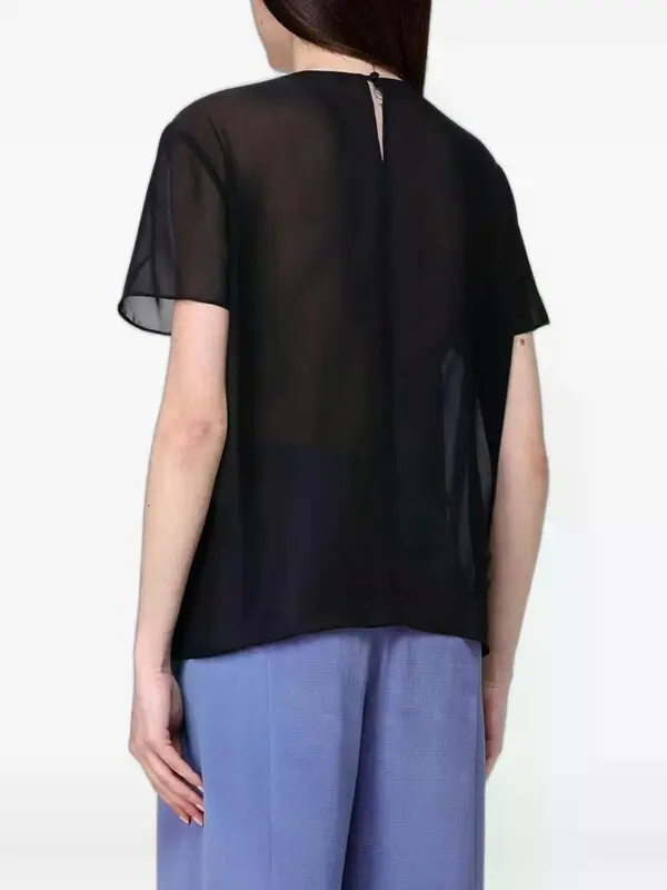 Emporio Armani Sheer Panel Top