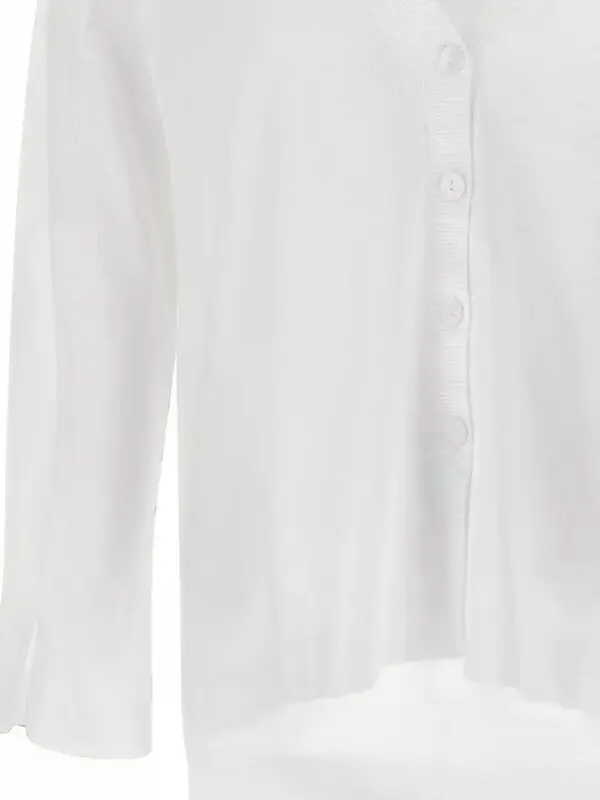 KANGRA V-neck Cardigan With Slit Cuffs