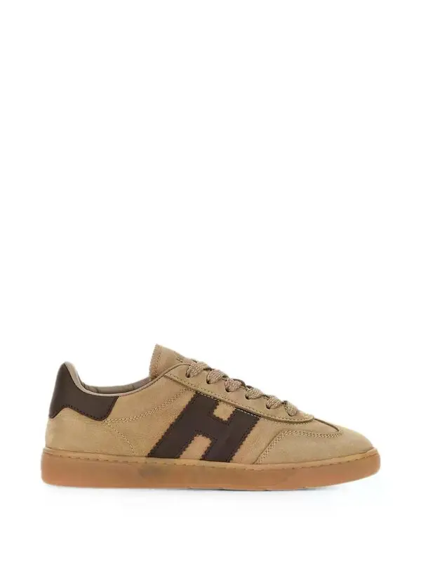 Hogan Nubuck Sneakers With Serrated Side H
