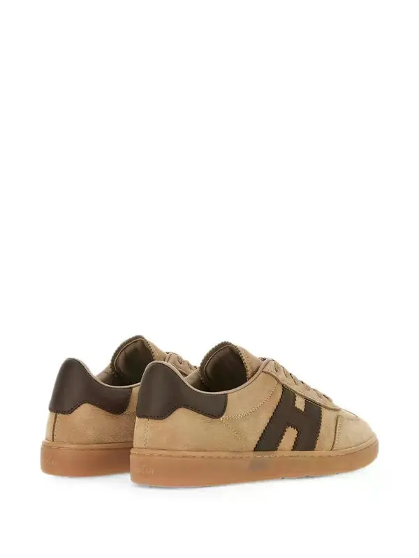 Hogan Nubuck Sneakers With Serrated Side H