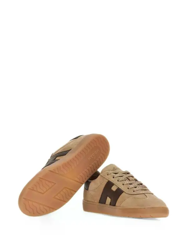 Hogan Nubuck Sneakers With Serrated Side H
