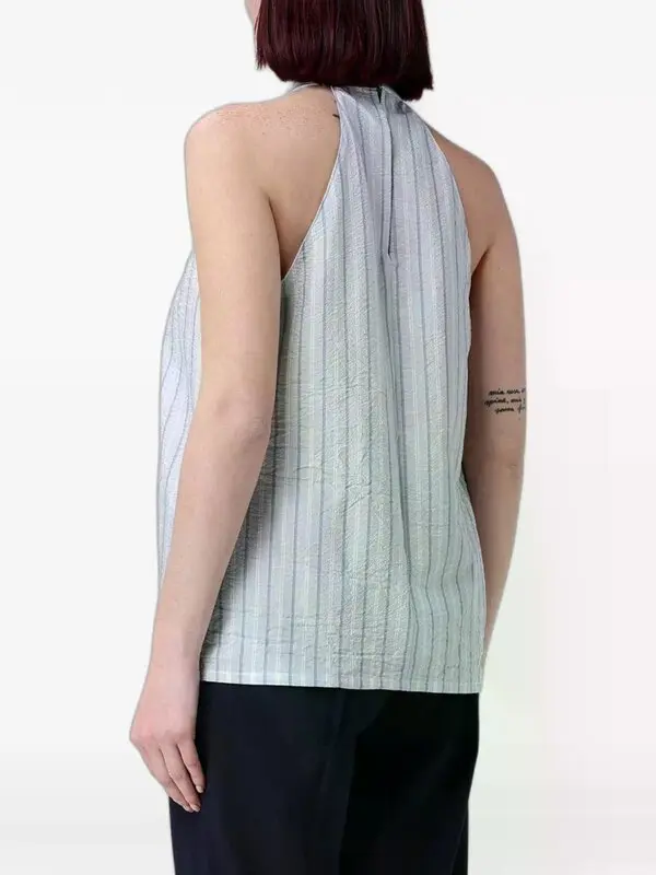 TELA Striped Halterneck Top