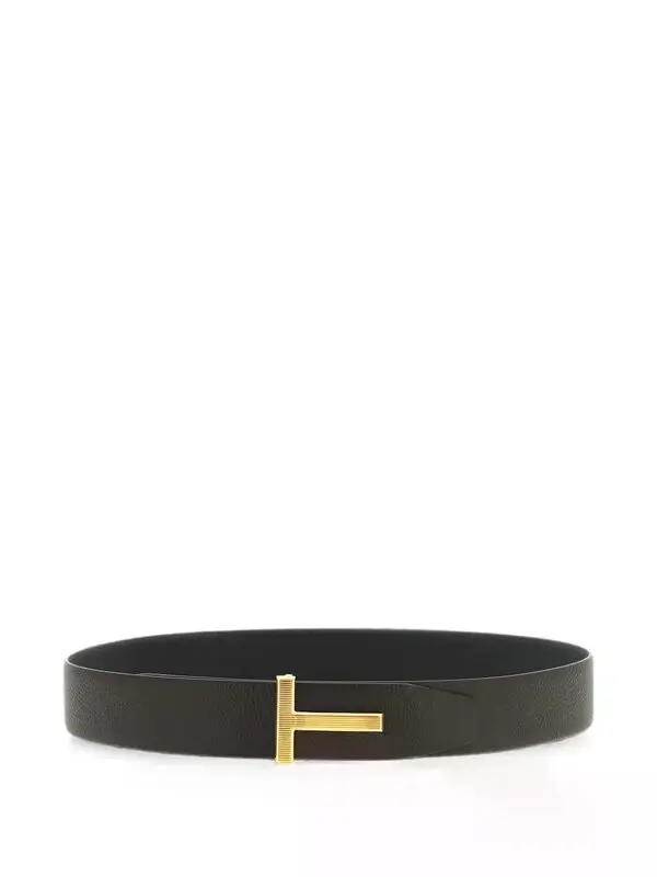 TOM FORD Icon Reversible Leather Belt - Brown