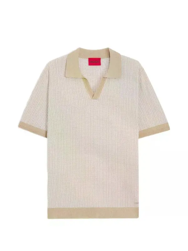 Hugo Textured Short-sleeve T-shirt