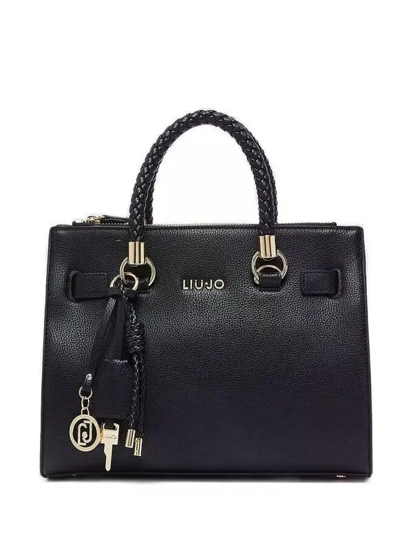 Liu Jo Small Logo-charm Satchel Bag - Black