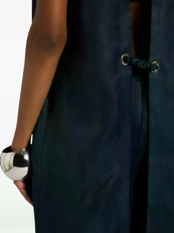 Liviana Conti Longline Sleeveless Jacket