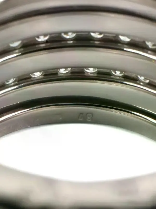 BVLGARI B.zero1 18k White Gold Diamond Pavé Ring