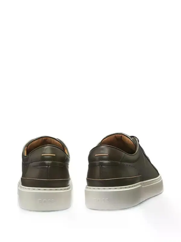 BOSS Leather Lace-up Sneakers