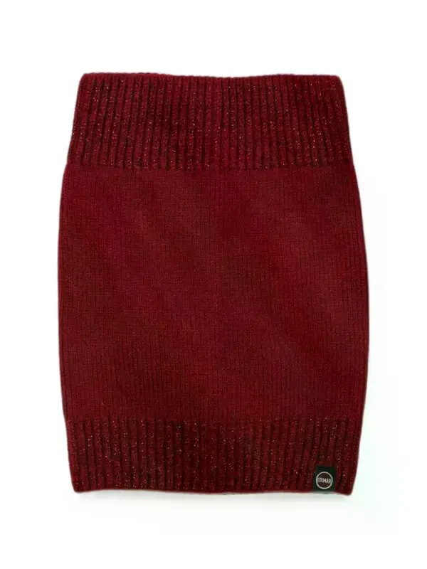 COLMAR Lurex Knit Snood - Red