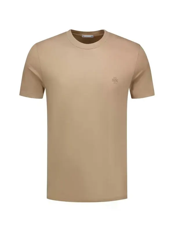 Jacob Cohen Logo-embroidered T-shirt - Neutrals