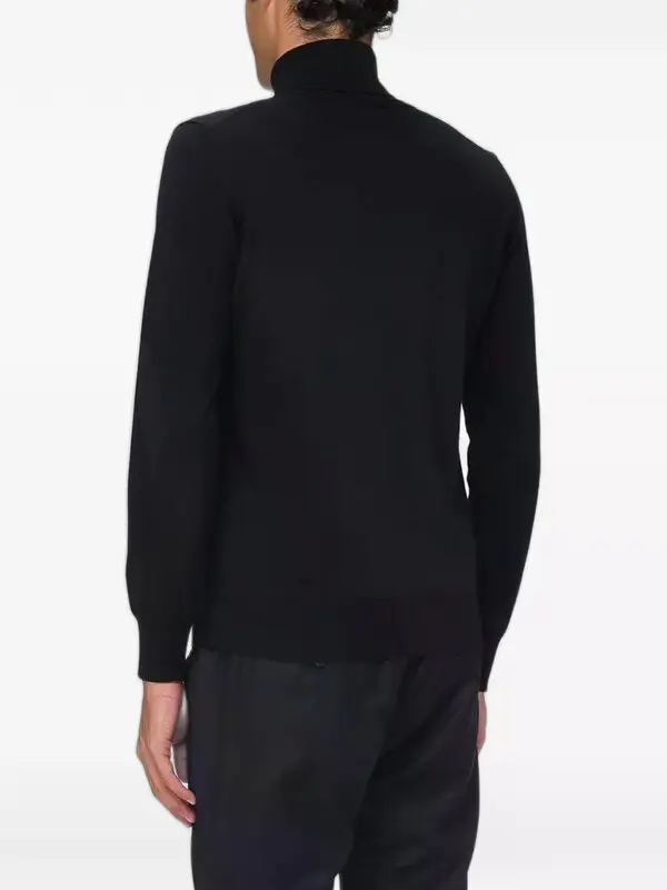 BROOKSFIELD Logo Embroidered Roll-neck Sweater